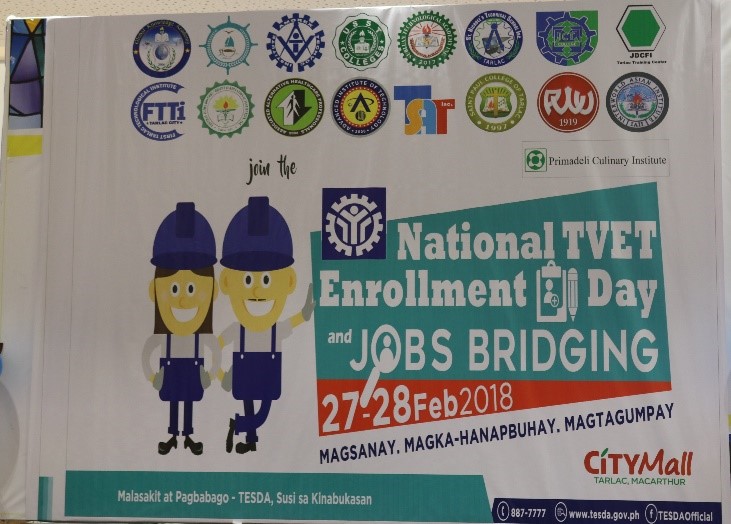 TESDA Launches National TVET Enrollment Day and Jobs Bridging in Tarlac ...